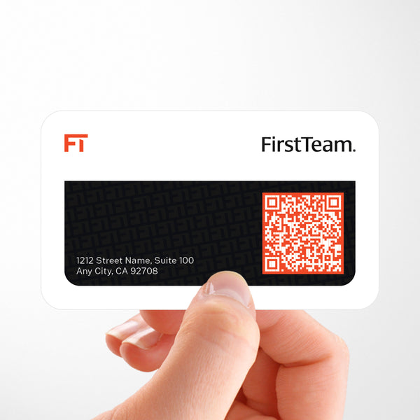 First Team Business Card Design – AgentMotif
